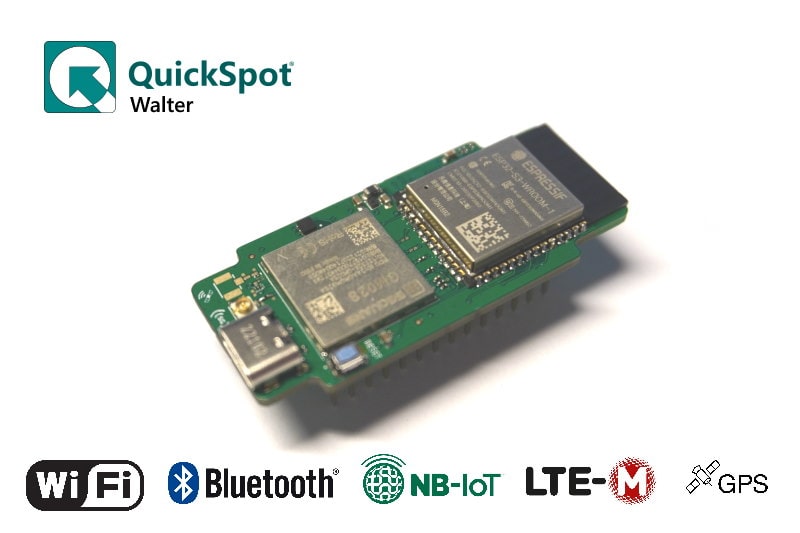 Walter - The 4G/5G multi-radio (LTE-M, NB-IoT, GPS, WiFi, Bluetooth ...